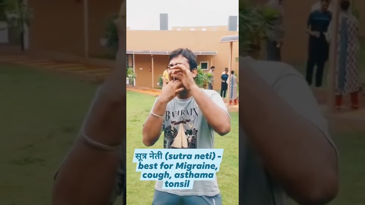 SUTRA NETI (सूत्र नेती) - Cleaning technique of Respiratory tract - YouTube