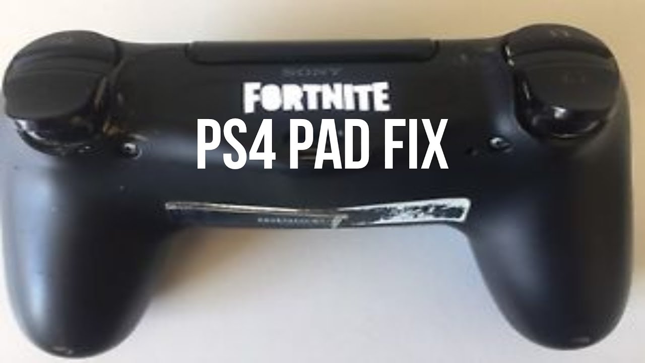 ps4 pad fix left stick running in fortnite - YouTube