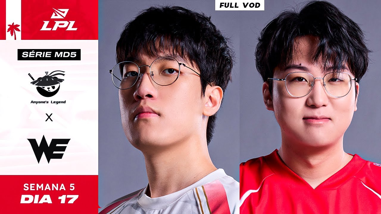 LIVE COMPLETA LPL: WE x AL | SEMANA 4 - DIA 17 - YouTube