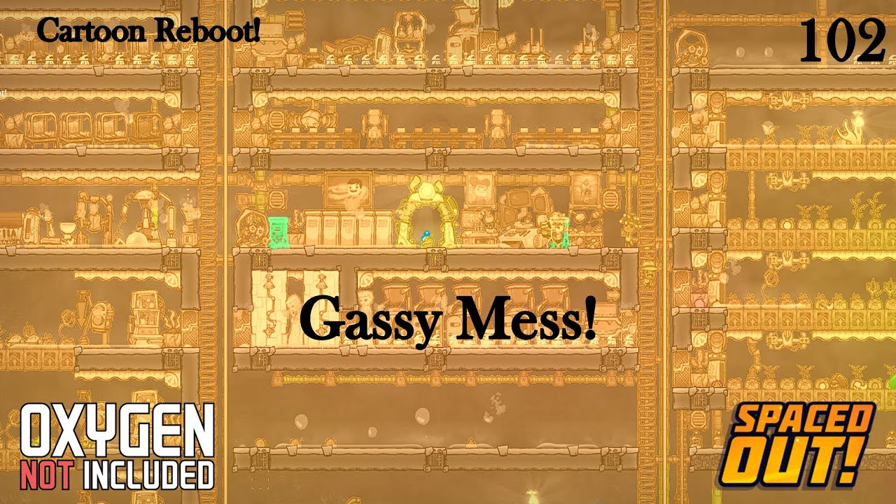 Oxygen Not Included - Gassy Mess! - YouTube