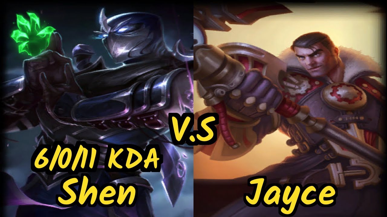 SHEN vs JAYCE - 6/0/11 KDA TOP GAMEPLAY - KR Ranked DIAMOND - YouTube