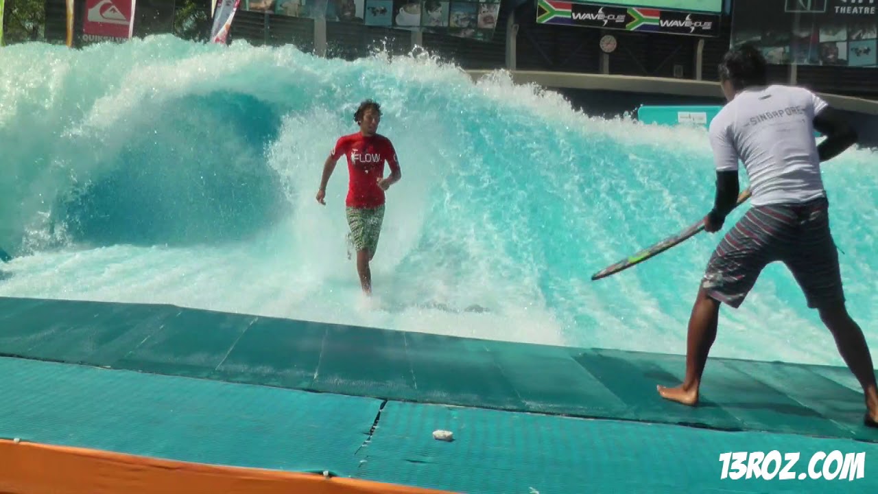 FlowBarrel 10 Double at WaveHouse Durban World Championships Eric ...