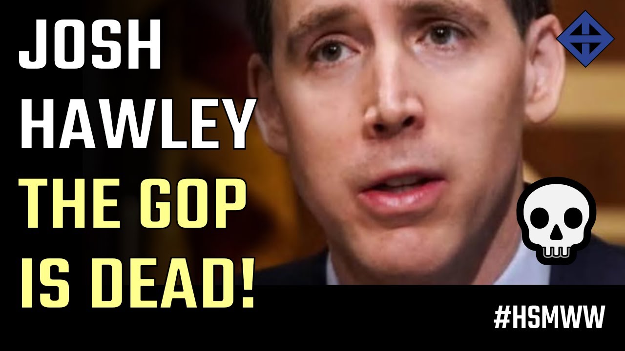 A miserable Josh Hawley tells Fox News the GOP is dead 💀 - YouTube