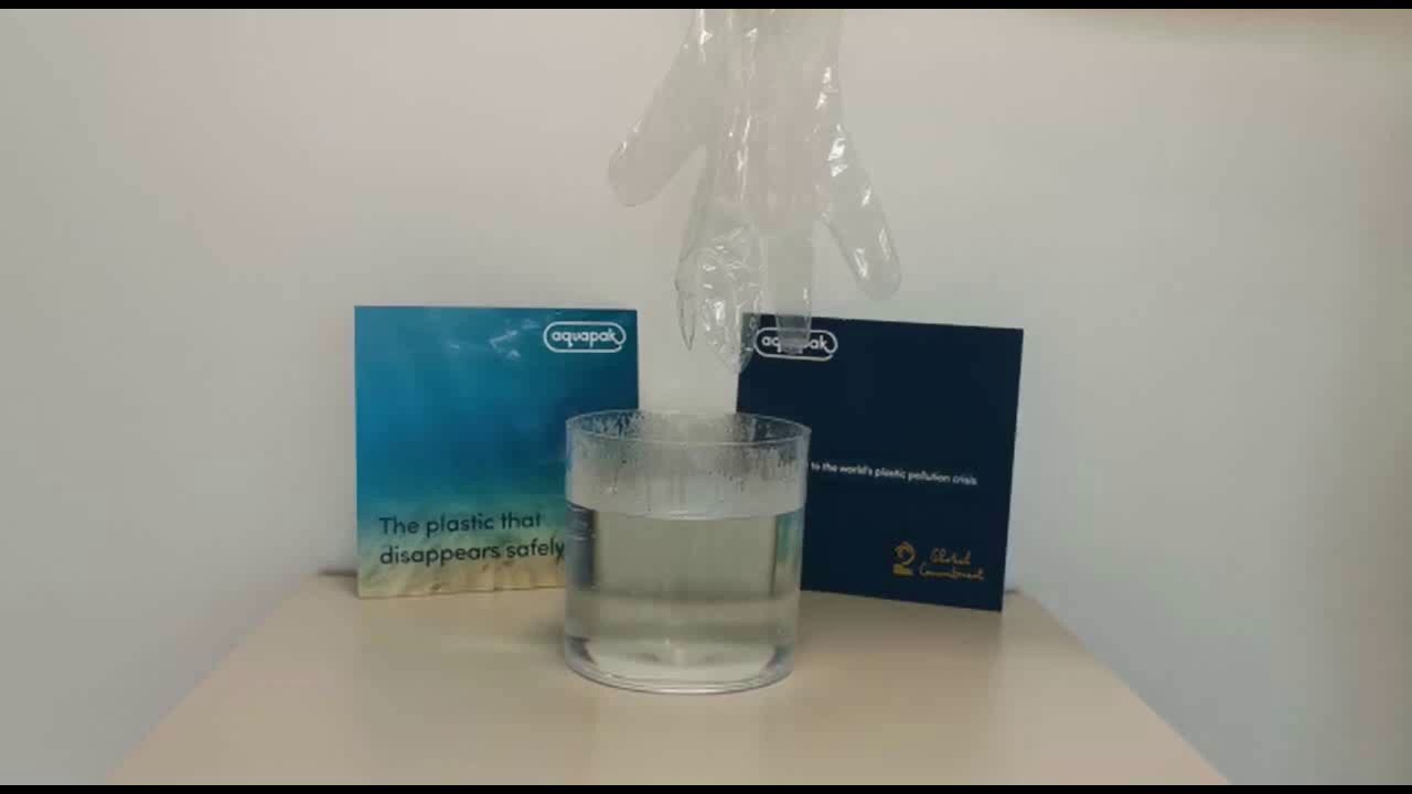 Watch Aquapak's Hydropol™ dissolve in seconds - YouTube