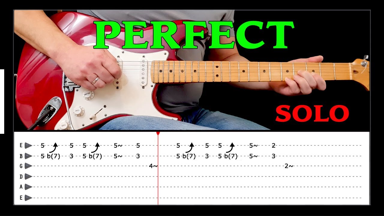 PERFECT - Guitar solo lesson with tabs (fast&slow) - Fairground ...
