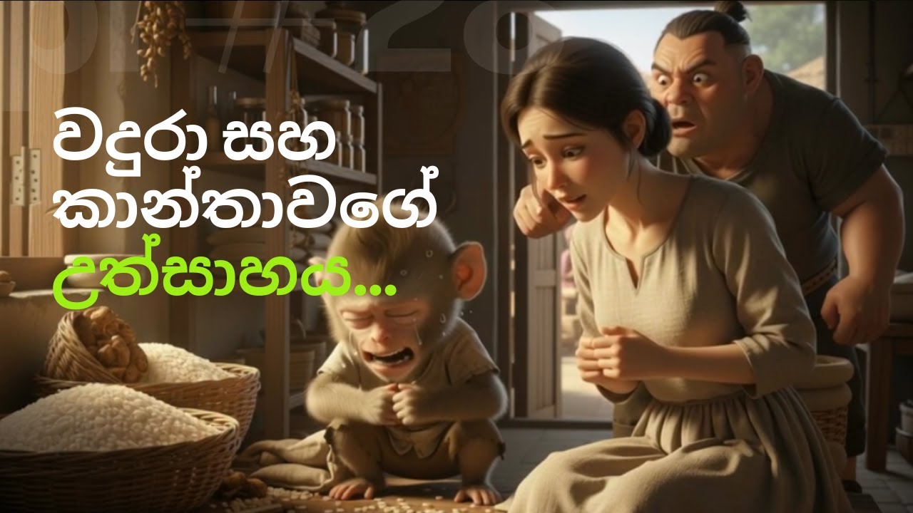 වදුරා සහ කාන්තාවගේ උත්සාහය..| Sinhala cartoon - YouTube