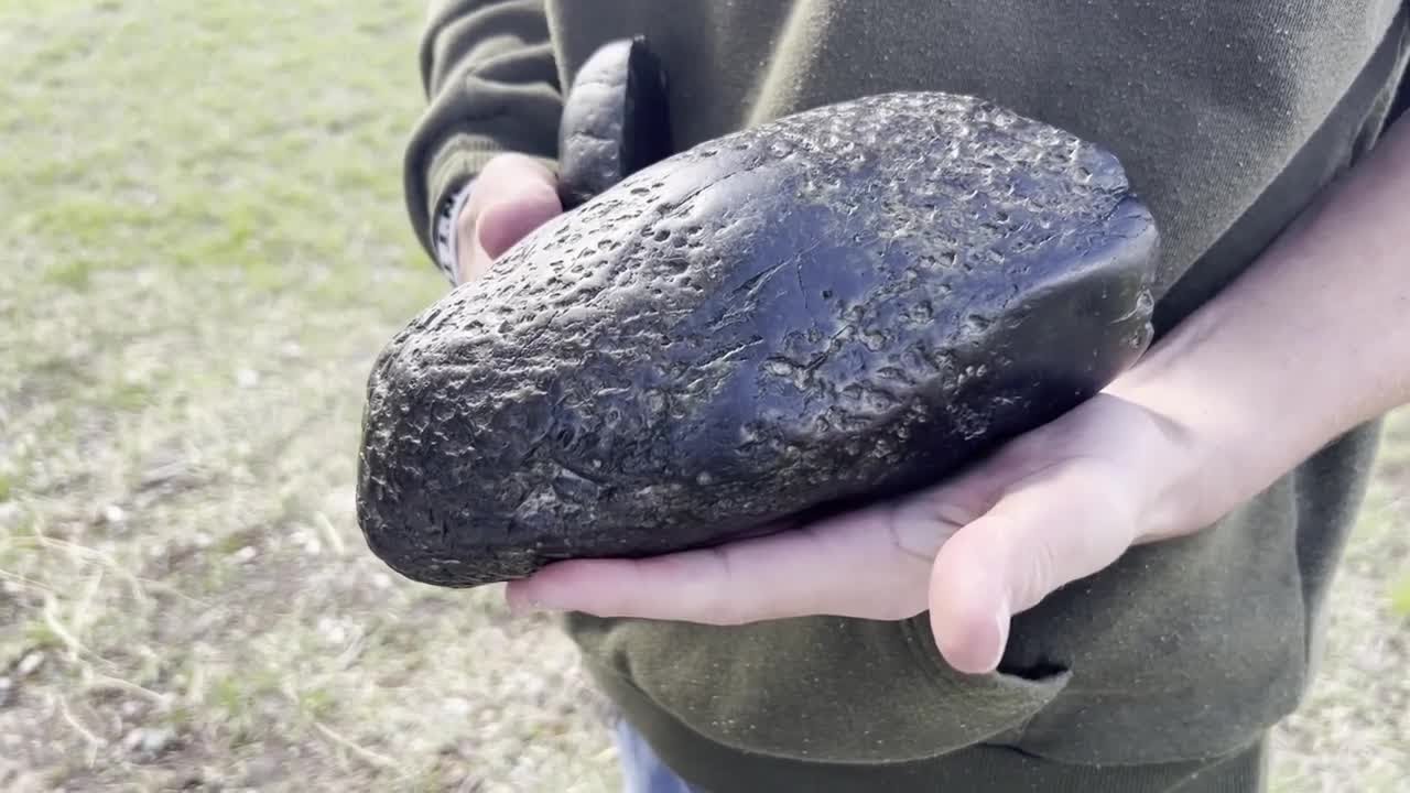 Montana man on hunt to find origins of mystery rock - YouTube