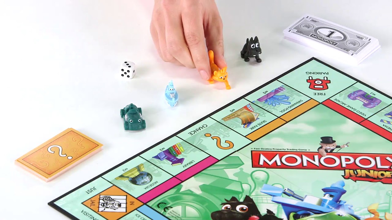 Monopoly Junior - Kids Board Game - Ages 5+ - YouTube