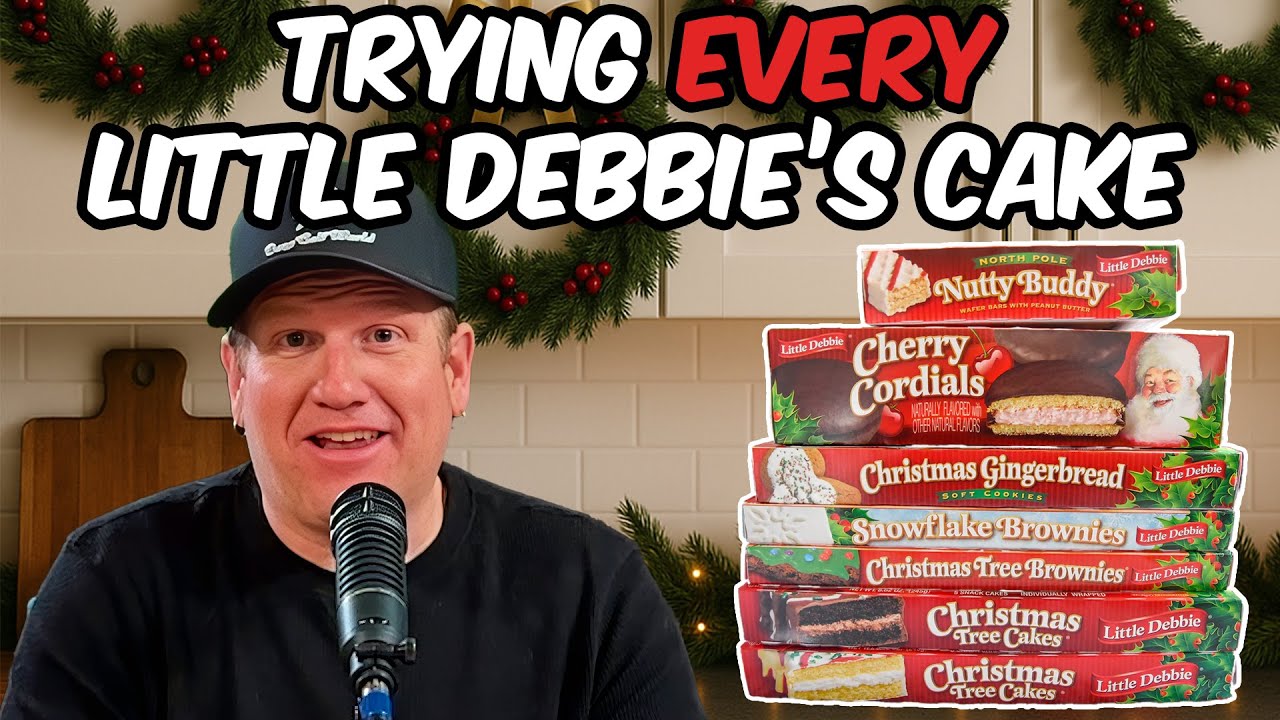Ranking EVERY Little Debbie Holiday Snack! Christmas Tree Cakes vs The ...