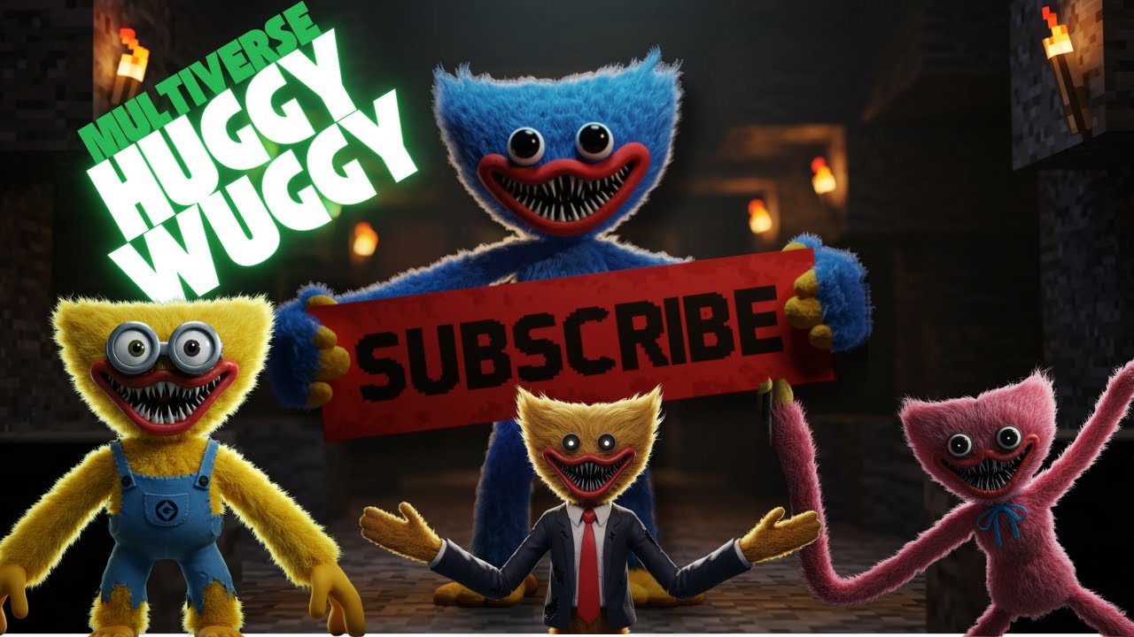 What Happens When You Bring Huggy Wuggys From Multiverse - YouTube