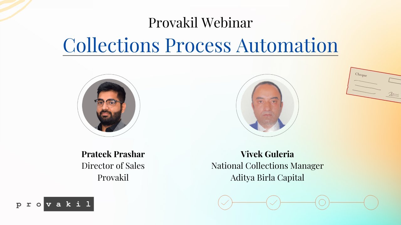 Provakil Webinar: Collections Process Automation - YouTube