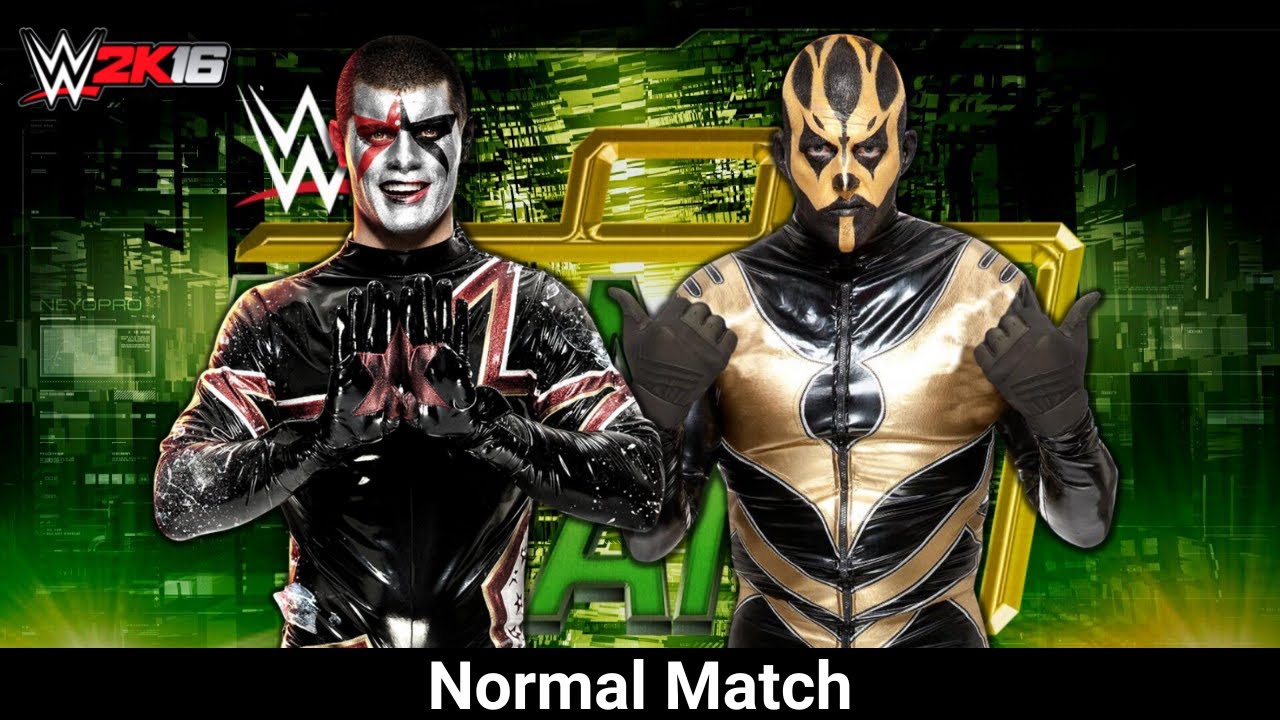 Stardust Vs Goldust | Normal Match | WWE 2K16 Gameplay - YouTube