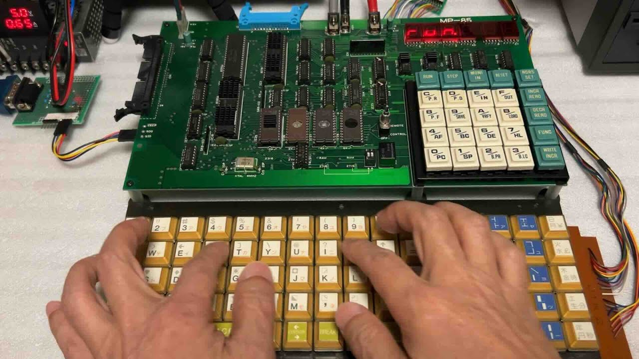 MP-85 Tiny Basicの移植 - YouTube