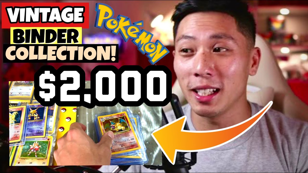 *OMG!!! I Bought an Insane Pokemon Vintage Binder Collection Cards ...