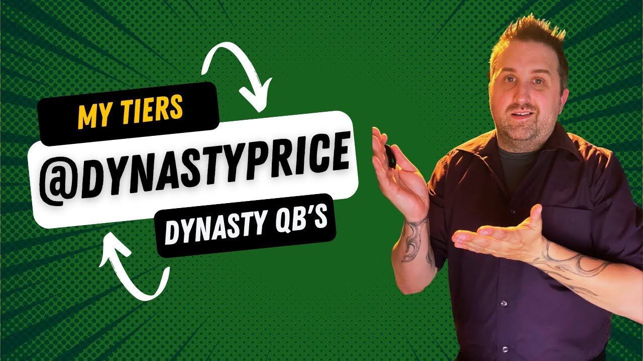 My Tiers with Garret Price (Dynasty Nerds) - YouTube