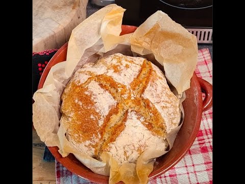 Pane Rustico FACILE in 2 ORE senza sale tipo Toscano - YouTube