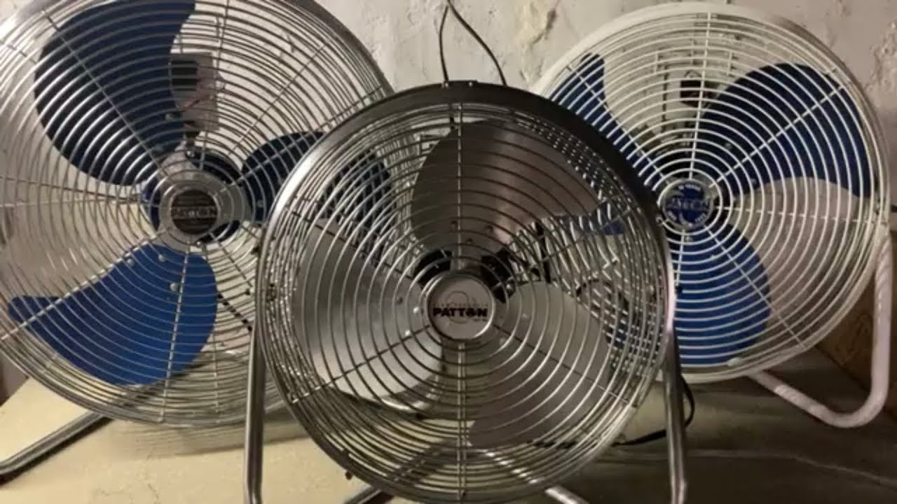 Patton Industrial Floor Fans - YouTube