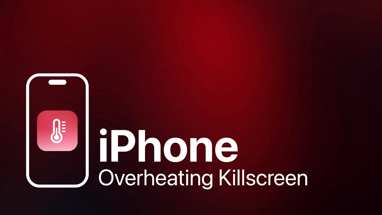 iPhone Overheating Killscreen - YouTube