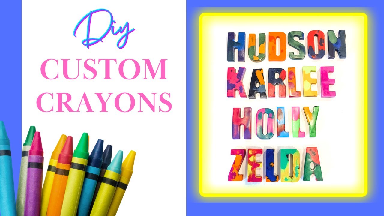 DIY Custom Crayons! Easy Craft Project - YouTube