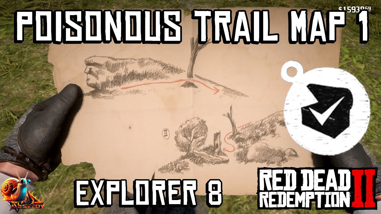 Poisonous Trail Map 1 - Explorer 8 [Challenge] - Red Dead Redemption 2 ...