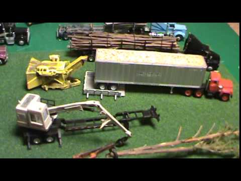 N scale Logging - YouTube