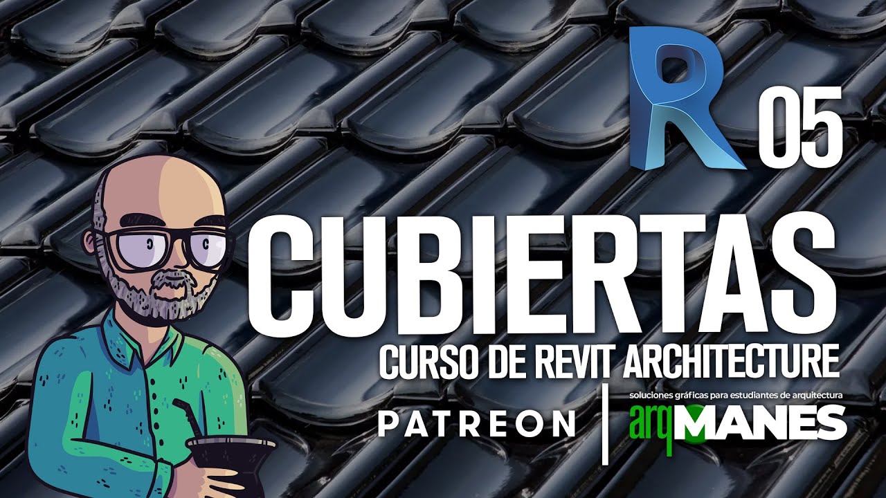 05 Cubiertas | REVIT desde cero | tutorial curso arquitectura nivel ...