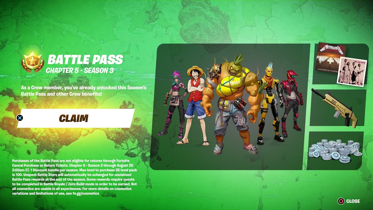 Fortnite Chapter 5 Season 3 Battle Pass Overview - YouTube