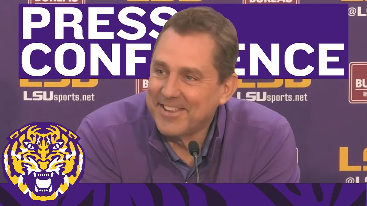LSU Gymnastics Head Coach Jay Clark Previews Kentucky Meet - YouTube