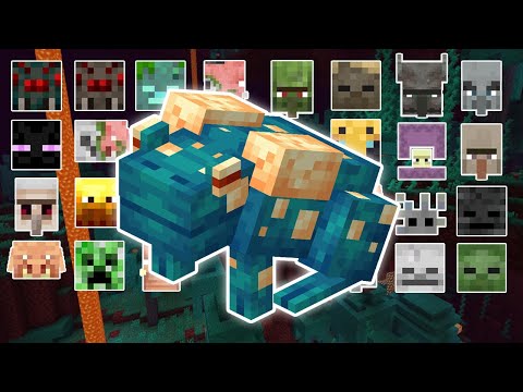 WARPED TOAD VS ALL MOBS (ALEX'S MOBS MOD) | MINECRAFT - YouTube