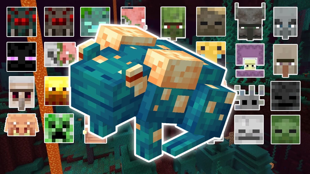 WARPED TOAD VS ALL MOBS (ALEX'S MOBS MOD) | MINECRAFT - YouTube