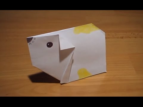 How To Make An Origami Hamster - YouTube