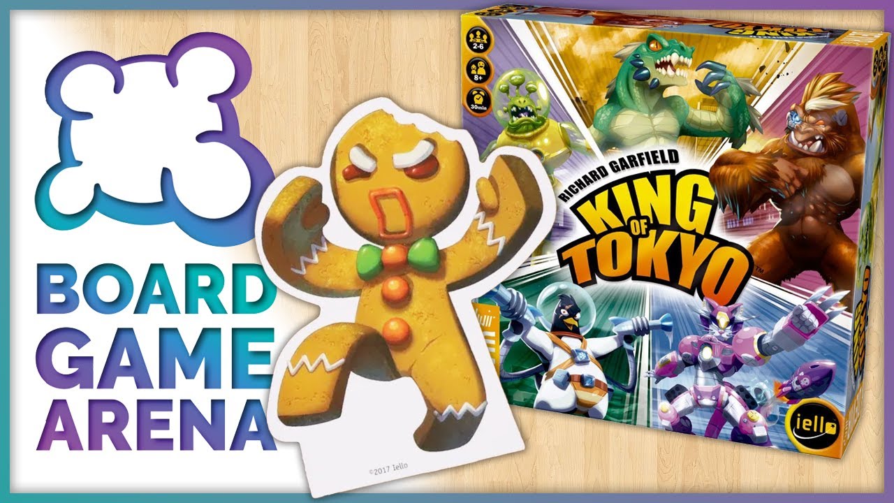 King of Tokyo - BIG MONSTER BATTLES! (Board Game Arena Gameplay) - YouTube