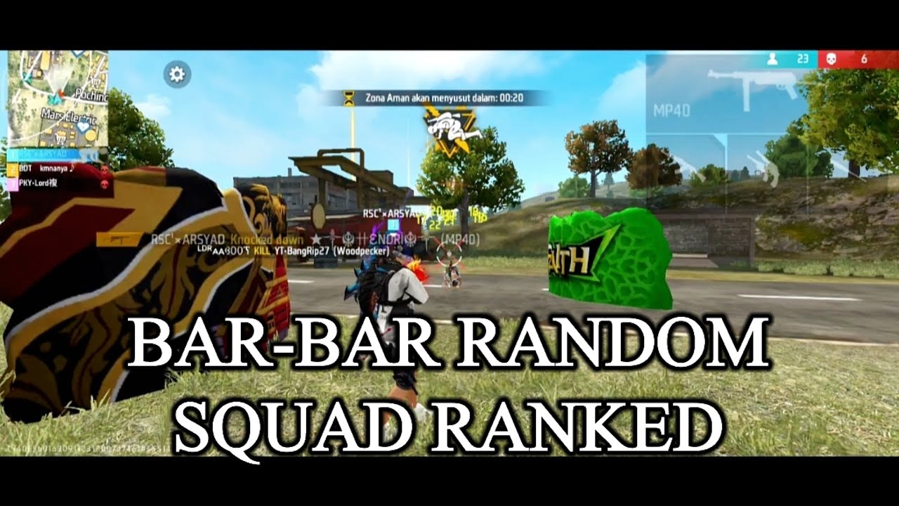 LATIHAN BAR-BAR RANDOM SQUAD RANKED - YouTube