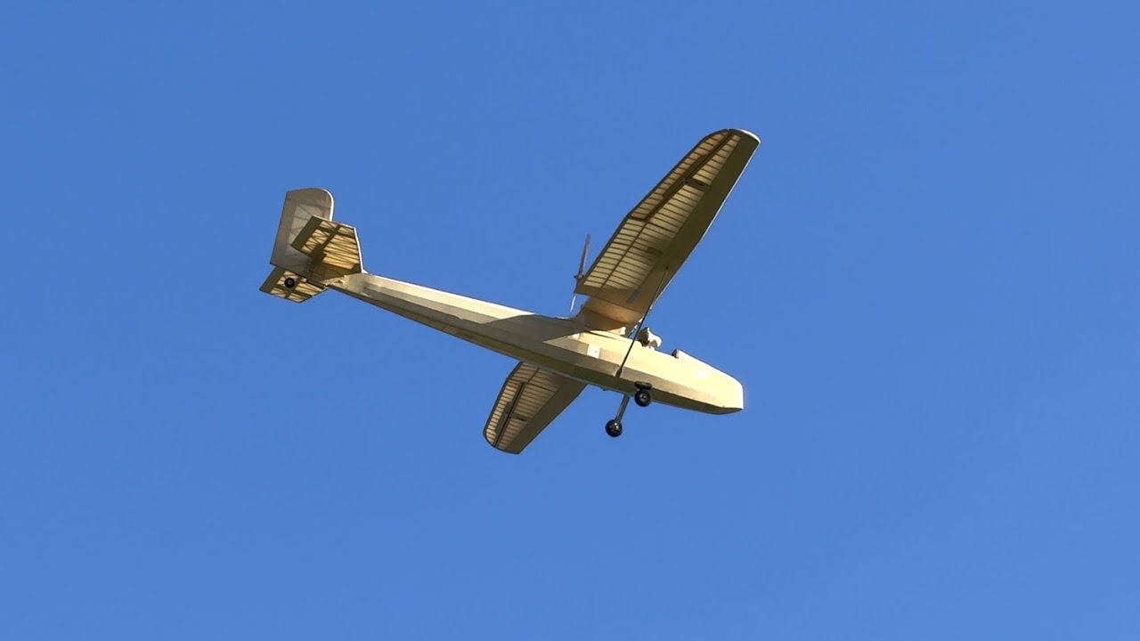 Restored Old 4.3m RC Plane Repair and one last flight - YouTube