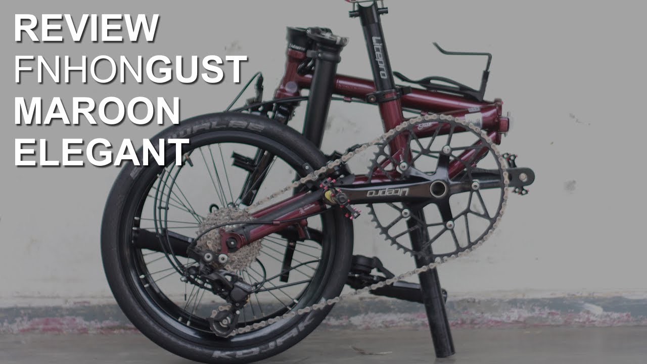 #REVIEW sepeda lipat fnhon GUST - YouTube