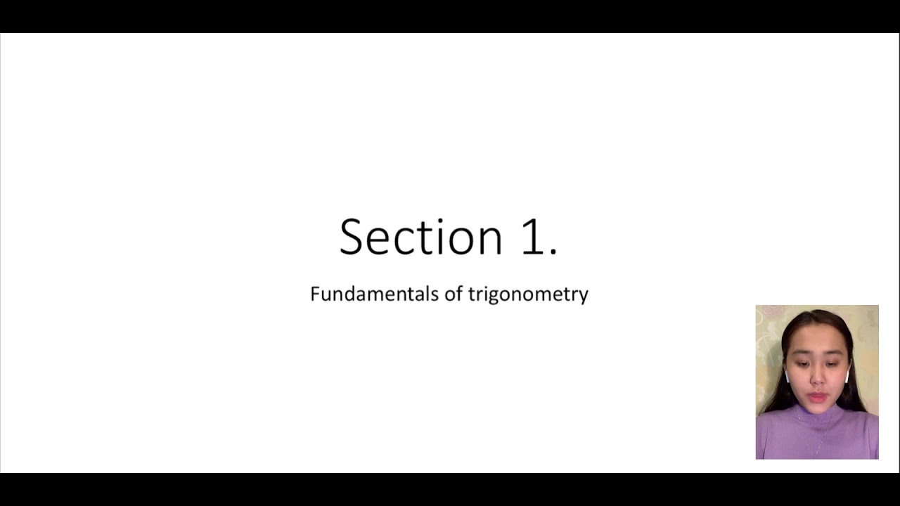 Fundamentals of trigonometry - YouTube