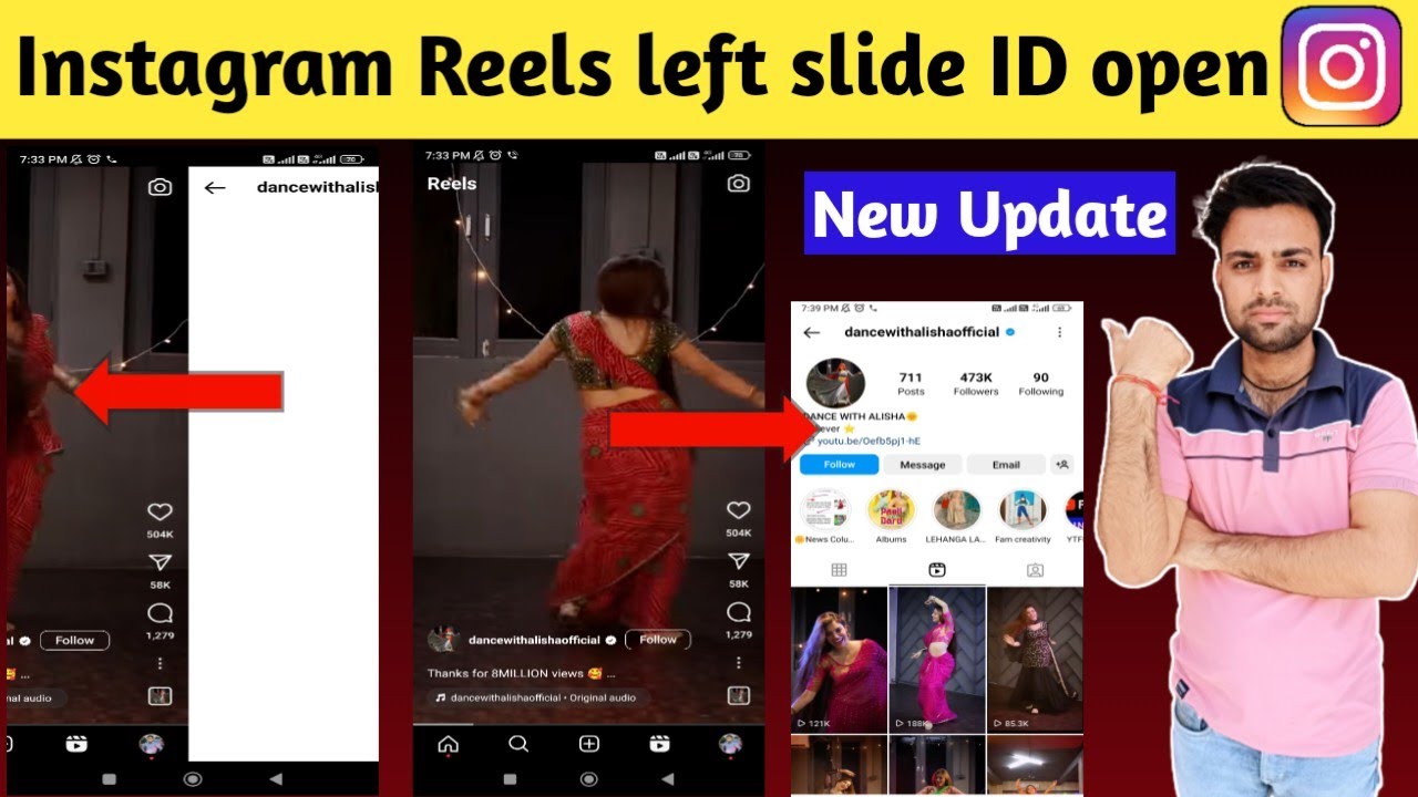 Instagram Reel Left Slide Id Open New Feature | Instagram Reels Video ...