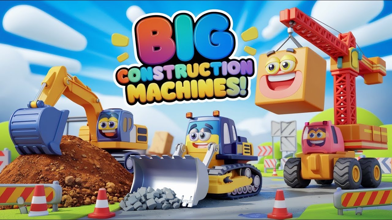 Big Construction Machines - YouTube