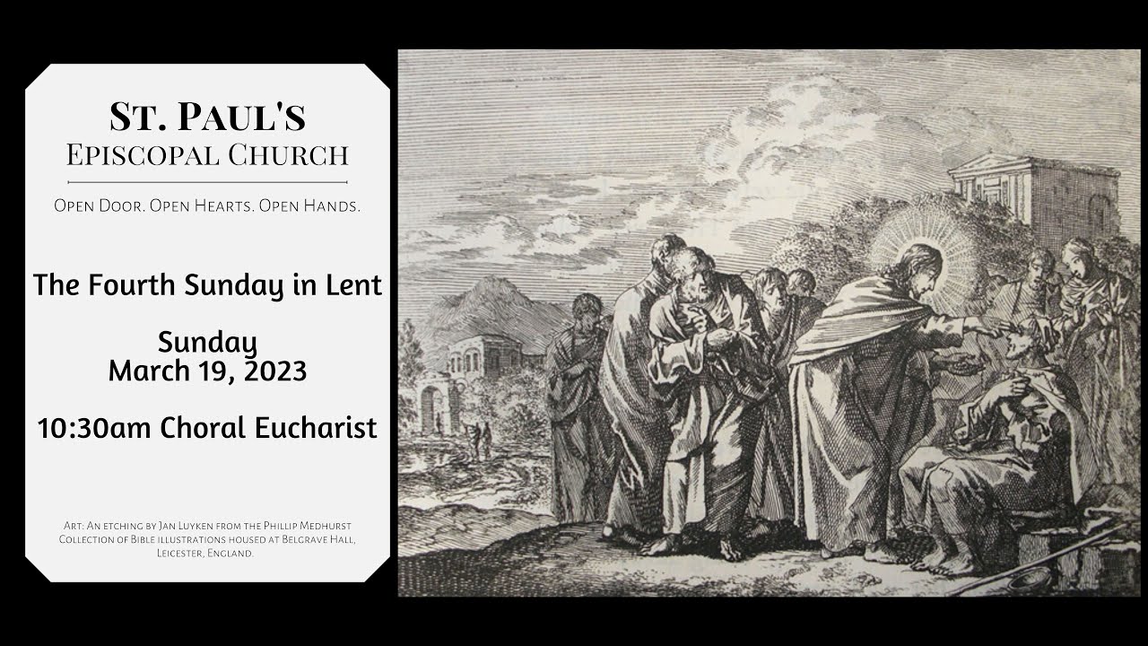 The Fourth Sunday In Lent - March 19, 2023 - YouTube