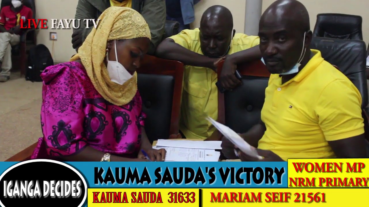 KAUMA SAUDA WINS NRM PRIMARIES WOMEN MP IGANGA - YouTube