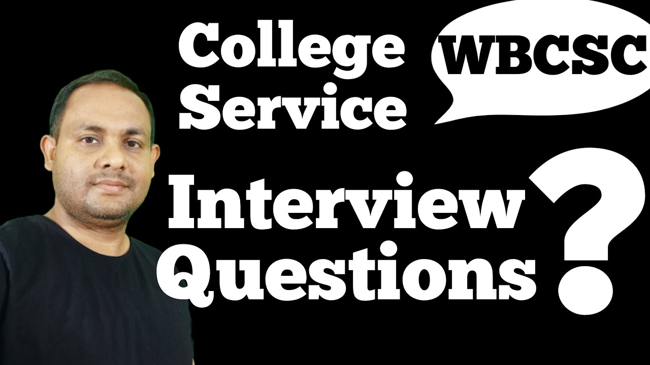 WBCSC Interview Question pattern | WBCSC new recruitment 2024 - YouTube