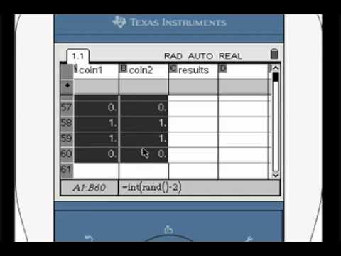 TI-Nspire Mini-Tutorial: A Probability Simulation - YouTube