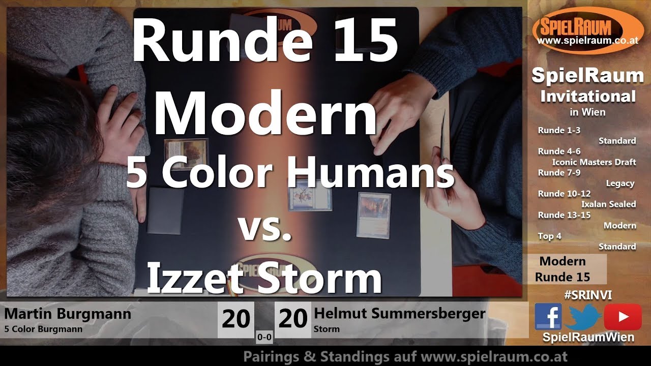 SpielRaum Invitational 2017 - Runde 15 - Modern - Martin Burgmann vs ...