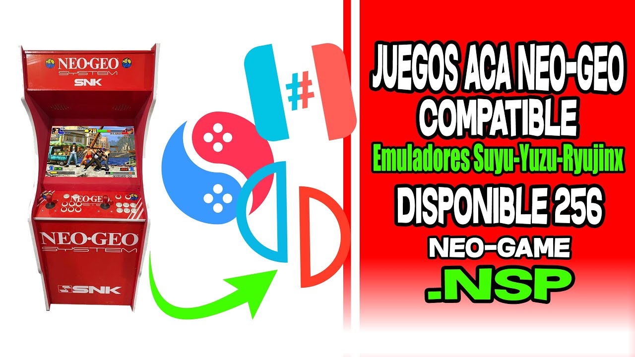 ACA NEO GEO SWITCH GAME .NSP (Compatible emuladores Suyu-Yuzu-Ryujinx ...