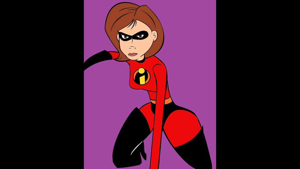 How To Draw Elastigirl On MS Paint - YouTube