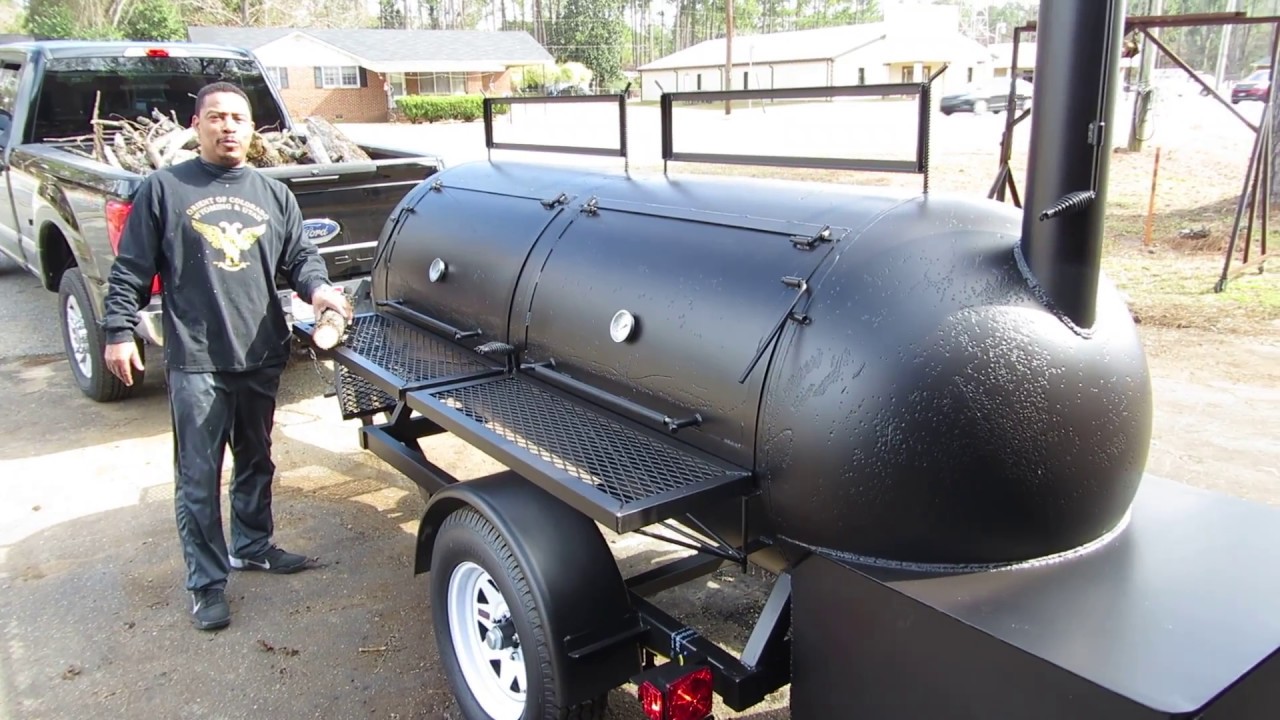 500 GALLON REVERSE SMOKER - YouTube
