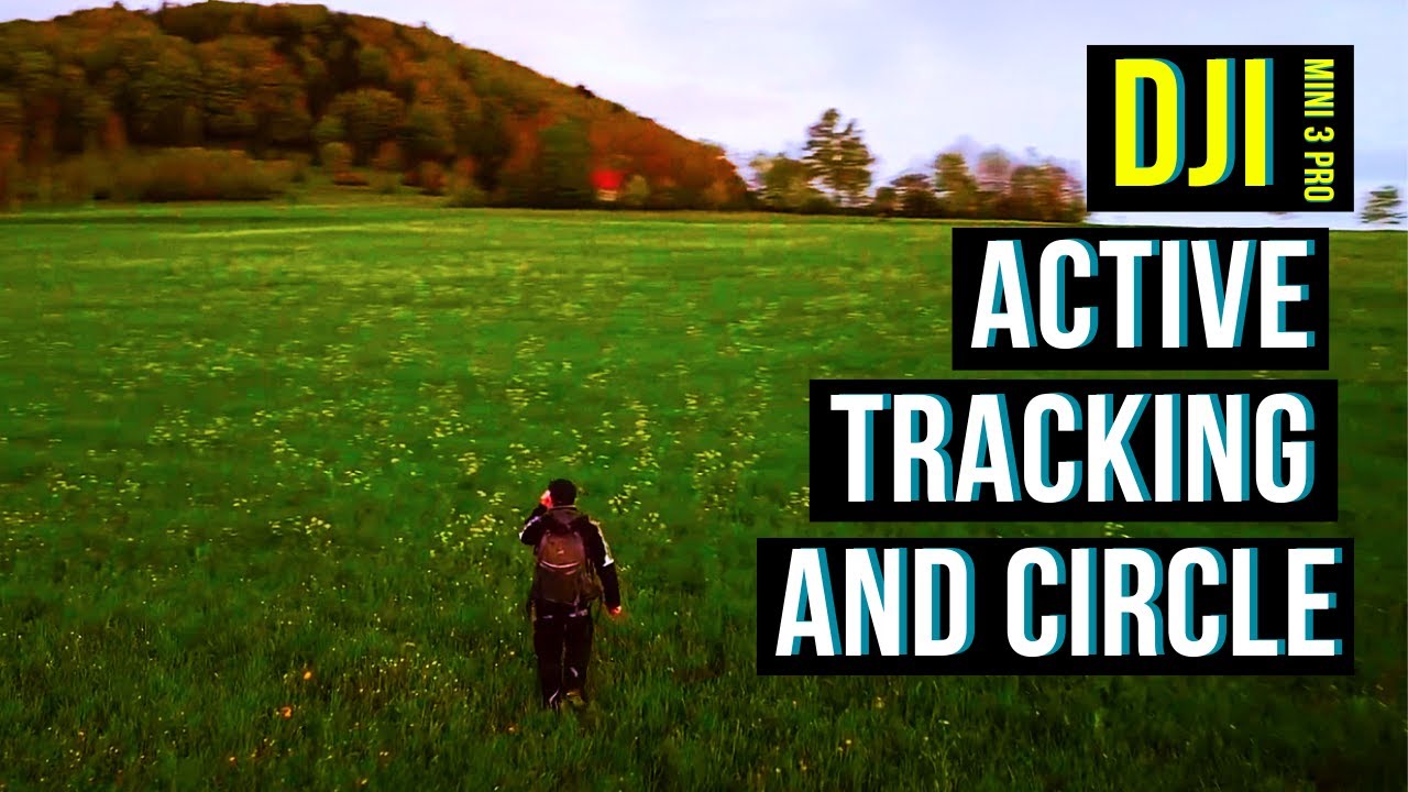 Drone circling + Active tracking - DJI Mini 3 Pro - YouTube