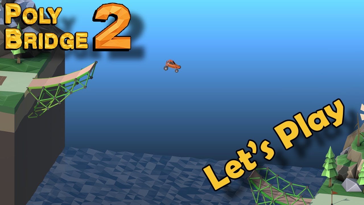 Jumping Cars?! [Poly Bridge 2: Levels 1.8-1.15] - YouTube