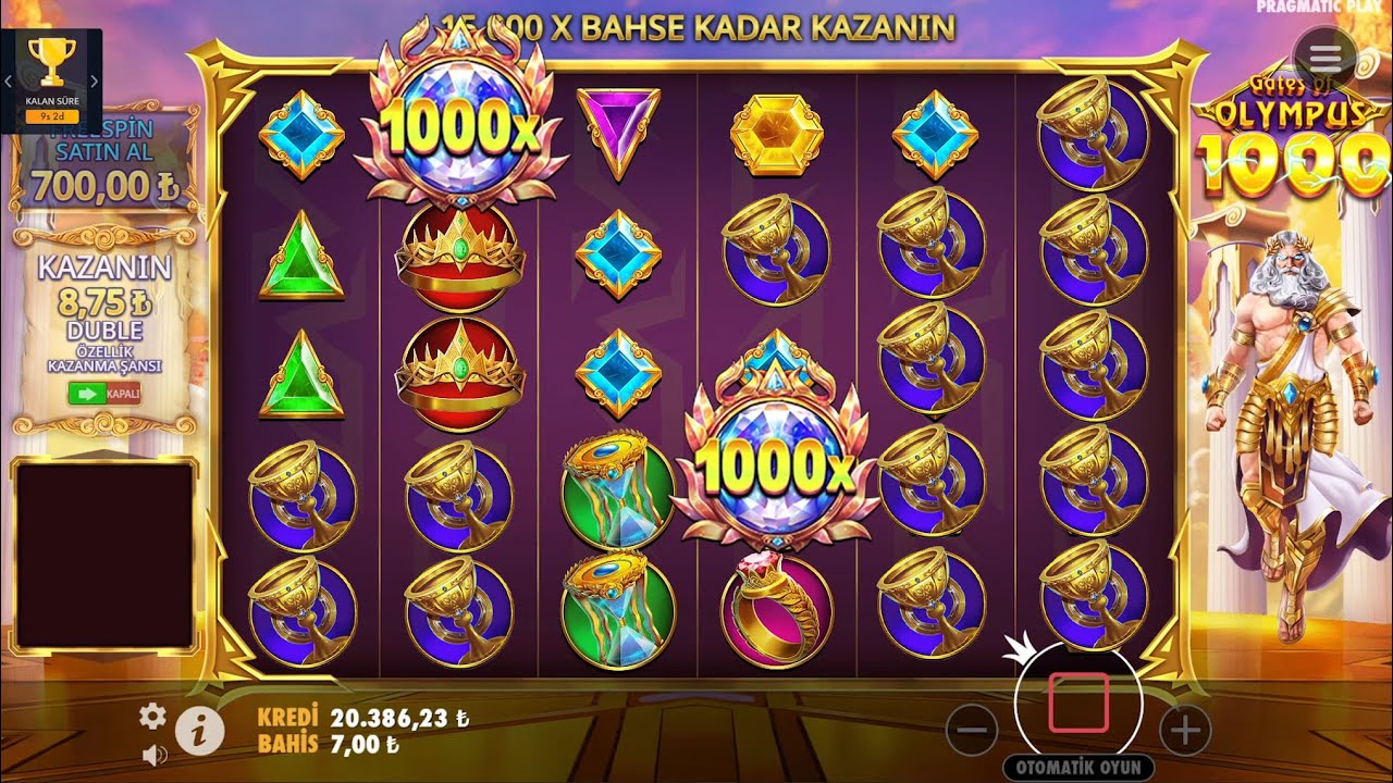 🎁 SLOT OYUNLARI ⚡ GATES OF OLYMPUS 1000 BEN BÖYLE X ATAN DEDE GÖRMEDİM⚡ ...