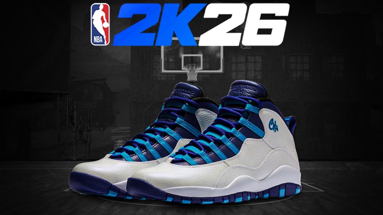 NBA 2K26 Next Gen Shoe Creator - Air Jordan 10 “Hornets” - YouTube